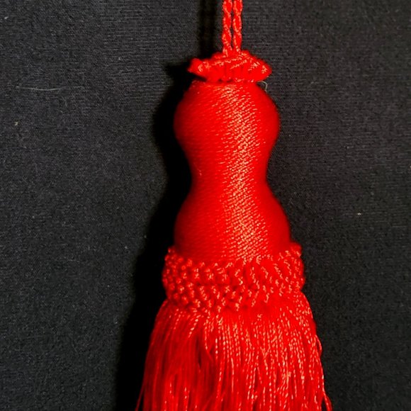 Michaels | Accents | Trio Of Red Fabric Tassles | Poshmark